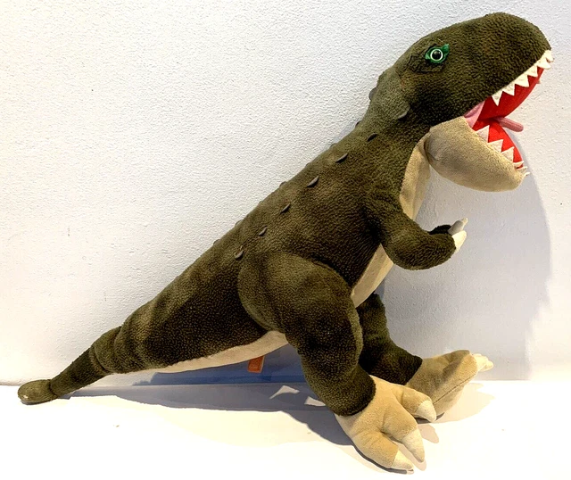 TYRANNOSAURUS LARGE DINOSAUR Endangered Extinct T-Rex Plush Soft Toy 23 ...