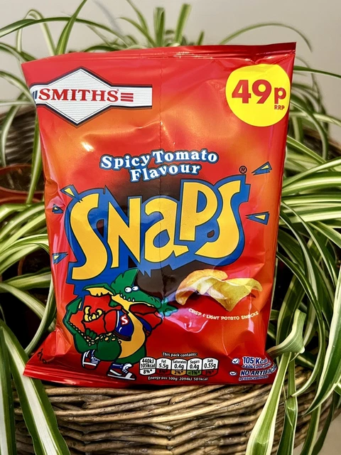 SNAPS CRISPS SPICY Tomato Flavour one Pack LAST BATCH Discontinued ...