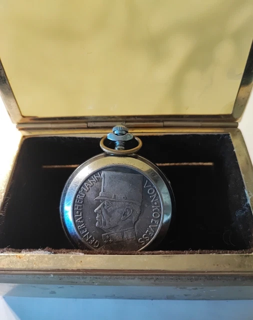 GERMAN WW2 GENERAL Hermann Ghost Division 11th panzer pocket watch in ...