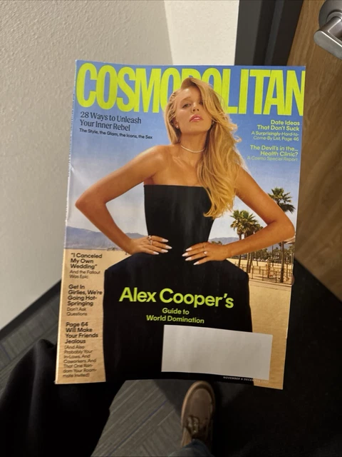 COSMOPOLITAN MAGAZINE ALEX Cooper Cover November And December 2023 $10. ...