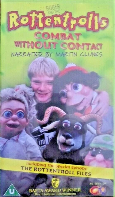 ROGER AND THE Rottentrolls Combat Without Contact VHS Video Martin ...