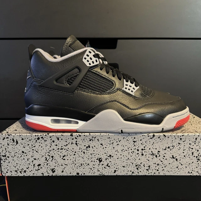 NIKE AIR JORDAN 4 Retro BRED REIMAGINED 2024 Size 9 New DS £237.59 ...