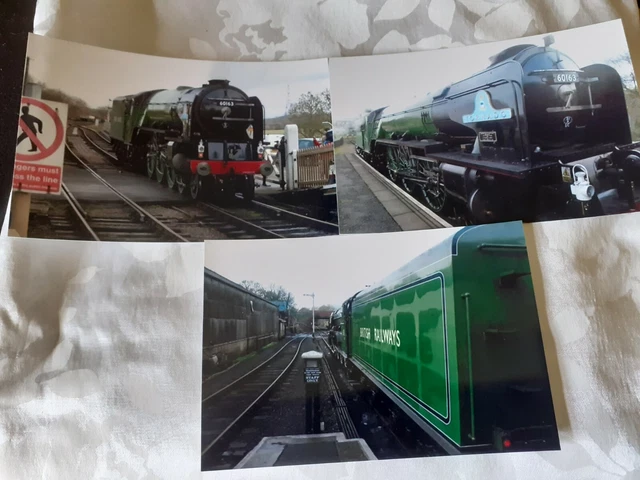 3 6X4 PHOTOS of Steam Loco 60163 Tornado at Nene Valley Railway £3.60 ...