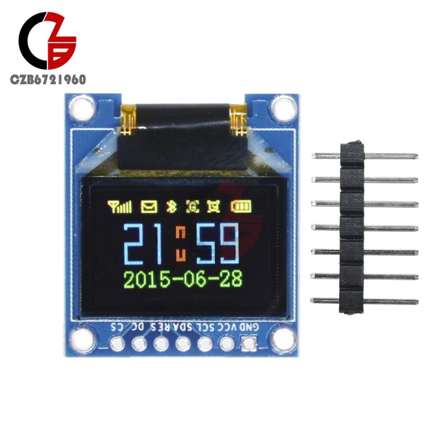 0.95 INCH SPI Full Color OLED Display Module SSD1331 96X64 LCD for Arduino £7.76 - PicClick UK