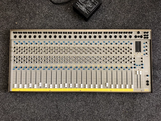 VINTAGE SECK MODEL 242 mk2, 1980s, British Analogue Mixer 24 channels £ ...