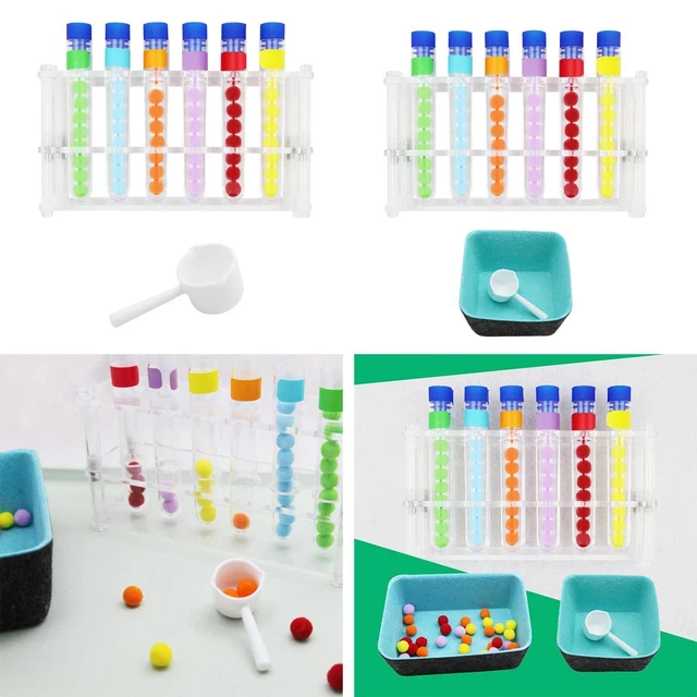 COLOR MATCHING COUNTING Toy Fine Motor Skills Preschool Cognitive Toys ...