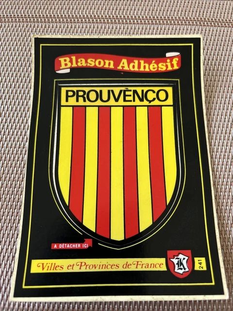 BLASON ADHÉSIF VILLES Et Provinces De France 241 Prouvenco EUR 2,20 - PicClick FR