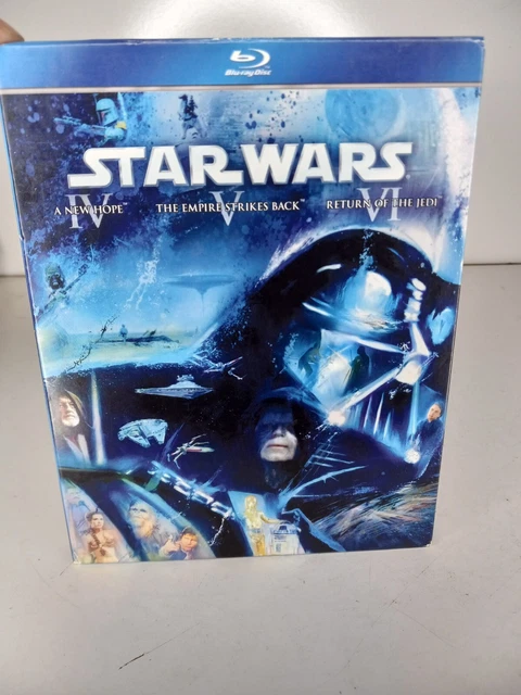 STAR WARS: THE Original Trilogy Episodes IV-VI (Blu-ray Disc, 2011, 3 ...