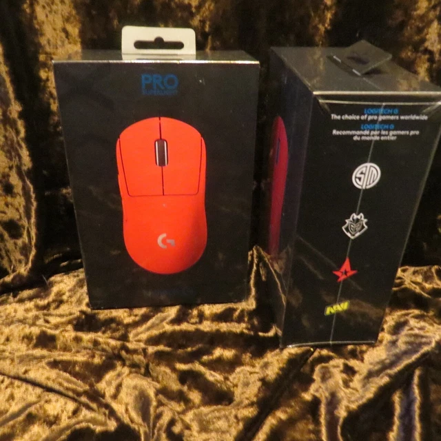 NEW LOGITECH G PRO X SUPERLIGHT Wireless Gaming Mouse (Red) - Brand New ...