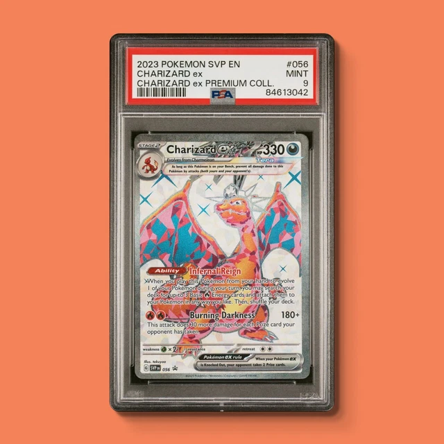 POKEMON CHARIZARD EX 056 PSA 9 SVP EN étoile noire promo 56 classé ...