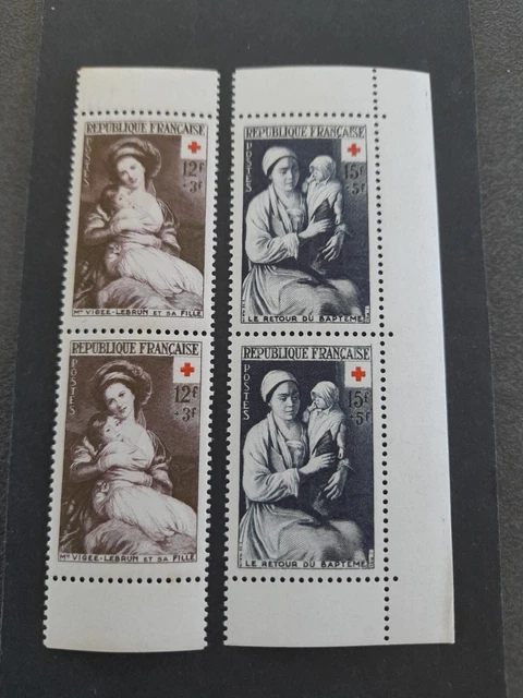 PAIRE DE CARNET Croix Rouge De 1953 Neuves** EUR 10,90 - PicClick FR