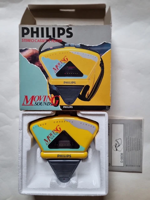 PHILIPS MOVING SOUND D6608 Personal Stereo Cassette Player 1980s Retro ...
