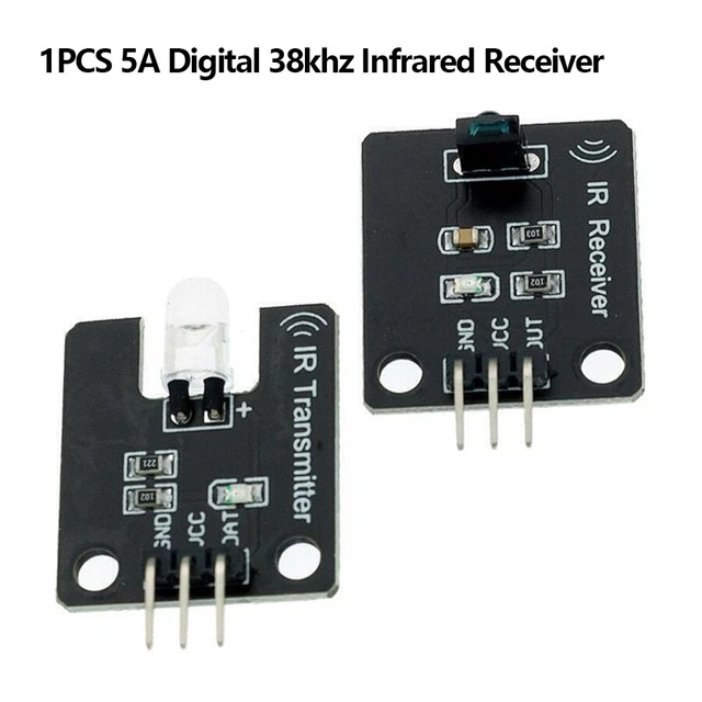 5A 38KHZ IR Receiver Ir Transmitter Sensor Module Kit IR Digital $0.06 ...
