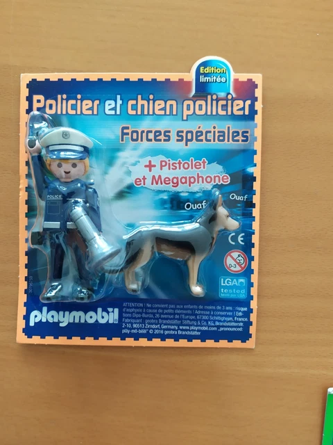 PLAYMOBIL XAVIER, ELIOTT, Agent C., Leo, Alex, Mathis Le Policier ...