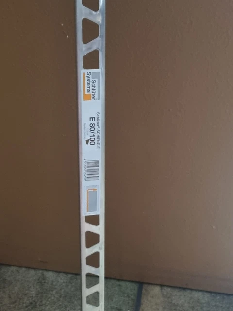 SCHLÜTER® FLIESEN SCHIENE-E80/100/E100/100 E125/100 Edelstahl ...