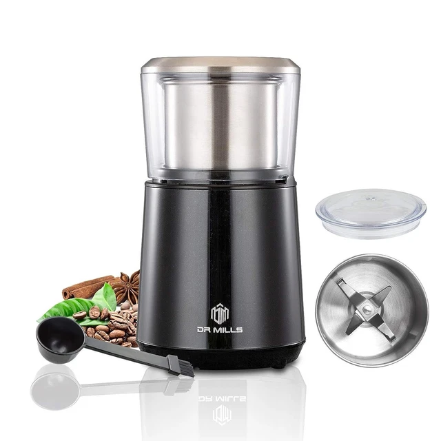 DR MILLS DM-7451C Elektrisch Getrocknet Gewürze & Kaffeemühle Tasse Mit ...