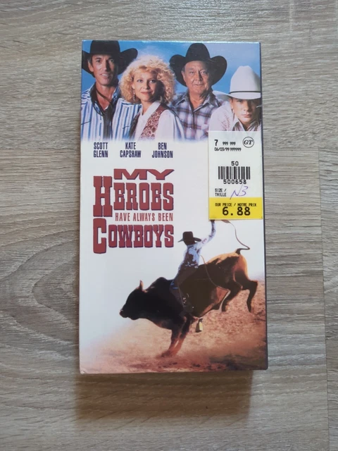 MY HEROES HAVE Always Been Cowboys VHS Tape Scott Glenn Kate Capshaw ...