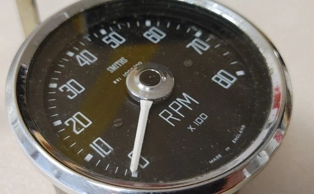 VINTAGE SMITHS REV COUNTER MINI COOPER - RV1 1000/00 GENUINE - Square ...