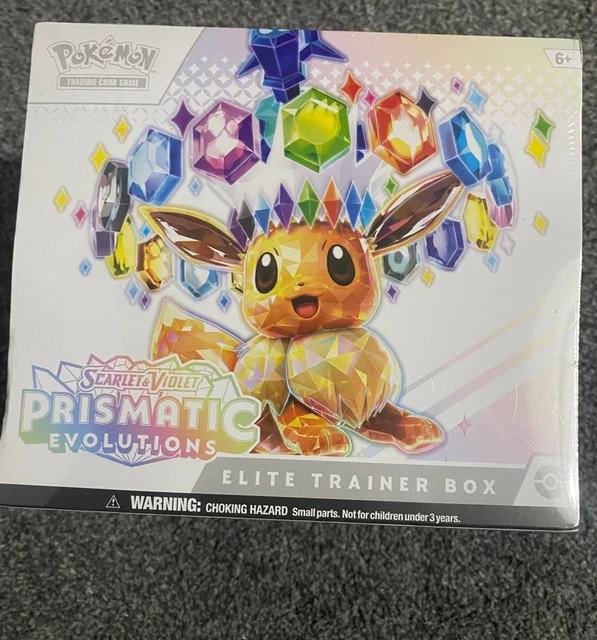 IN HAND - Prismatic Evolutions Pokémon TCG Elite Trainer Box ETB-Slight ...