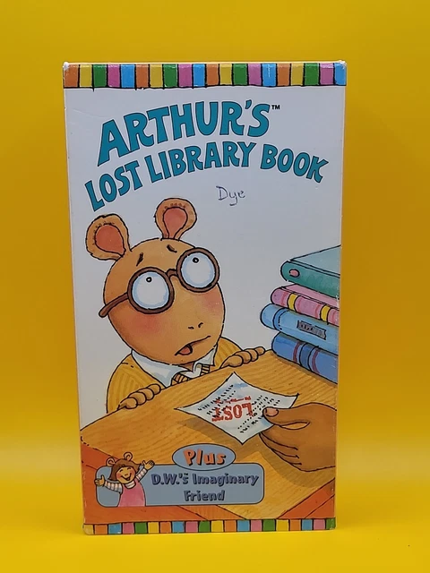 ARTHURS LOST LIBRARY Book & DW's Imaginery Friend~VHS Tape~PBS Kids £13 ...