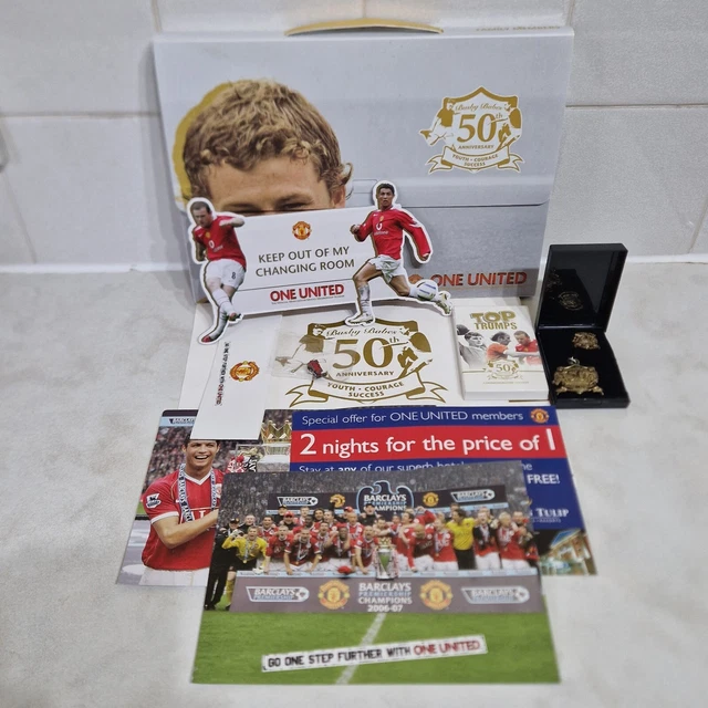 MANCHESTER UNITED MEMBERSHIP Pack Bundle Various Years Memorabilia VGC ...