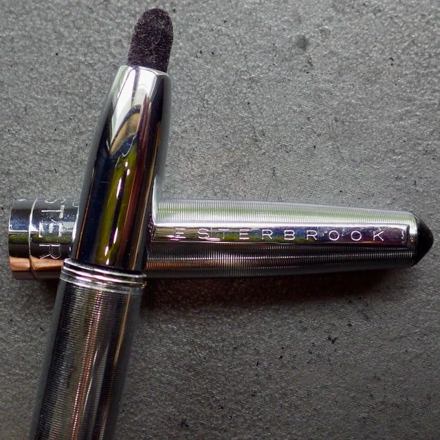 SERVICED ESTERBROOK FOUNTAIN Pen/Advanced Flo-Master/Eyedropper/Bold ...