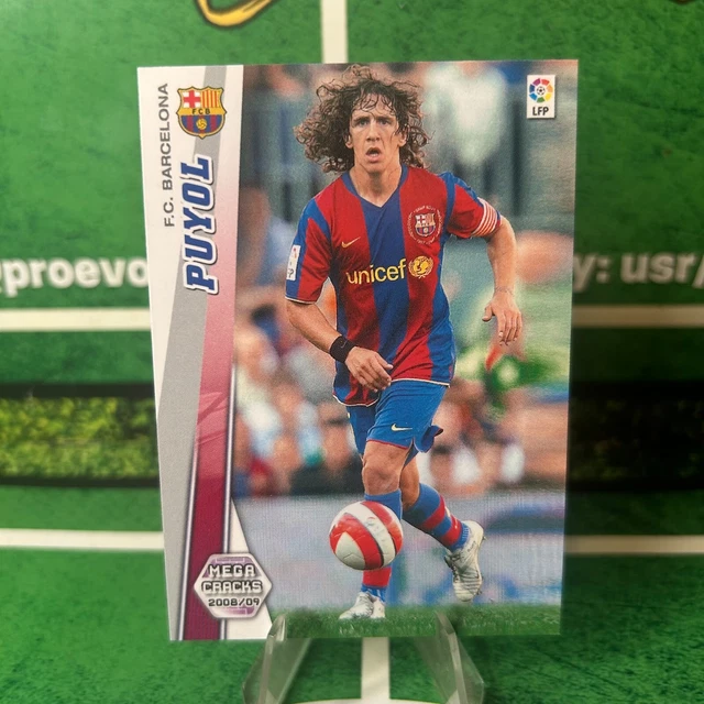 PUYOL 58 - Fc Barcelona -Panini Mgk Megacracks La Liga 2008 09 Card EUR ...
