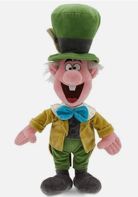 PLUSH THE MAD hatter disney store alice in wonderland new and authentic ...