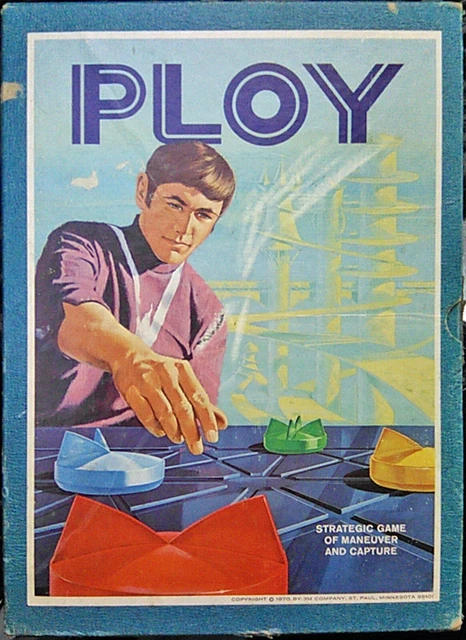 PLOY: A STRATEGIC Game Of Maneuver And Capture 3M Bookshelf Game 1970 ...