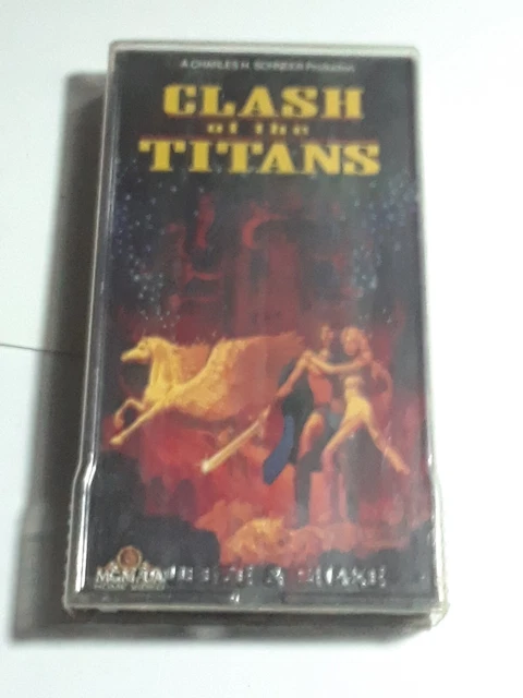 CLASH OF THE Titans VHS 1981 Movie Harry Hamlin Burgess Meredith 1992 MGM Design £4.62 - PicClick UK