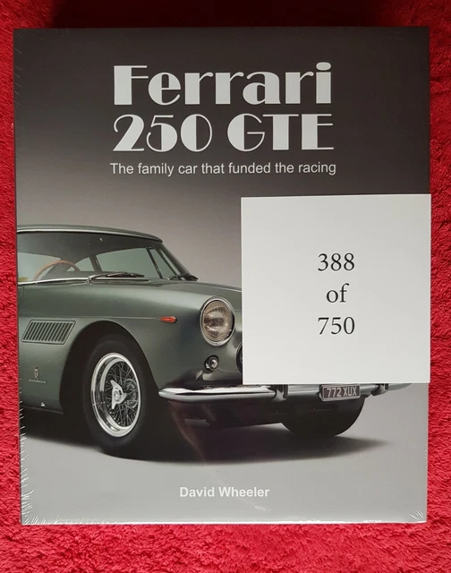 FERRARI 250 GTE *Signed DAVID WHEELER LIMITED EDITION 388/750 BRAND NEW ...