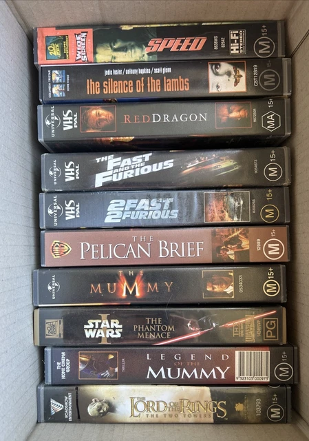 VHS TAPES LOT 18Random Assorted Bulk Lot Tapes Comedy Action Drama Etc ...