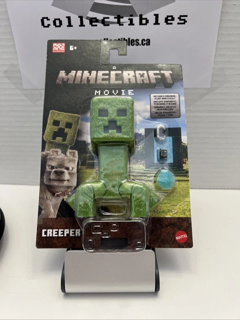 MATTEL (A MINECRAFT Movie) Figure - "CREEPER" - Non Mint Card $20.00 ...