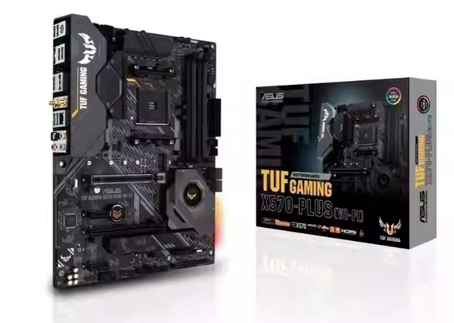 ASUS TUF GAMING X570-Plus Wi-Fi AM4 Motherboard for AMD Processors £168 ...