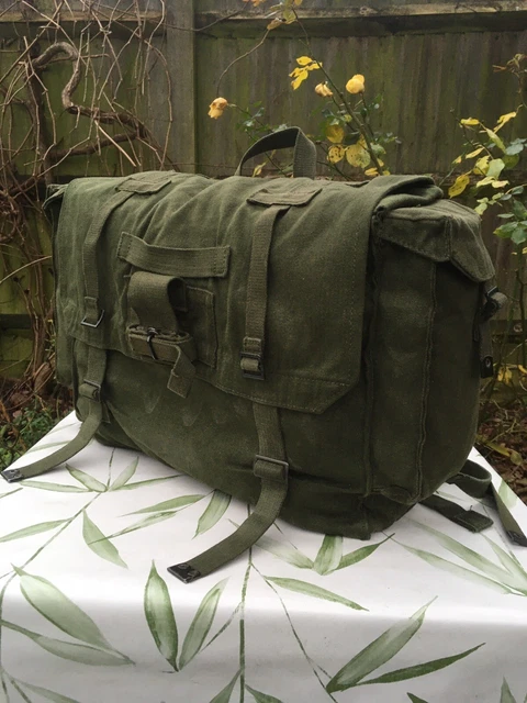 VINTAGE BRITISH ARMY 58 pattern large pack rucksack converted day sack ...