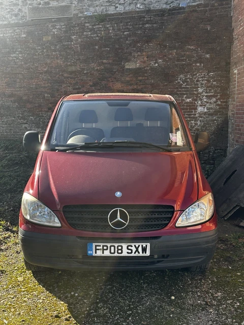 MERCEDES VITO VAN 108cdi 08 Reg 93000 miles £500.00 - PicClick UK