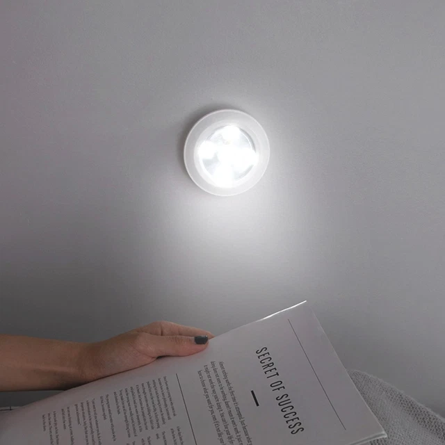 3 PCS DIMMABLE Wireless LED Cabinet Night Light Remote Controlled Wall Light £15.18 - PicClick UK