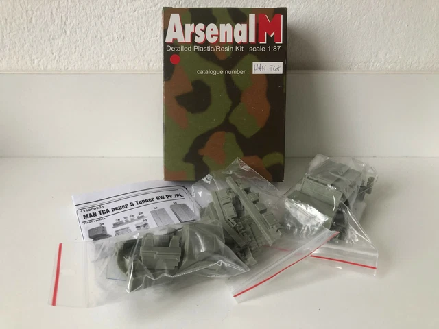 ARSENAL M - Bausatz - Plastic / Resin Kit MAN TGA neuer 5 Tonner BW Pr ...