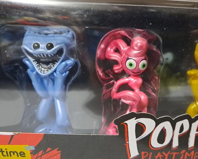 POPPY PLAYTIME OFFICIAL Collectable Figure 4-Pack Brand New Huggy Wuggy ...