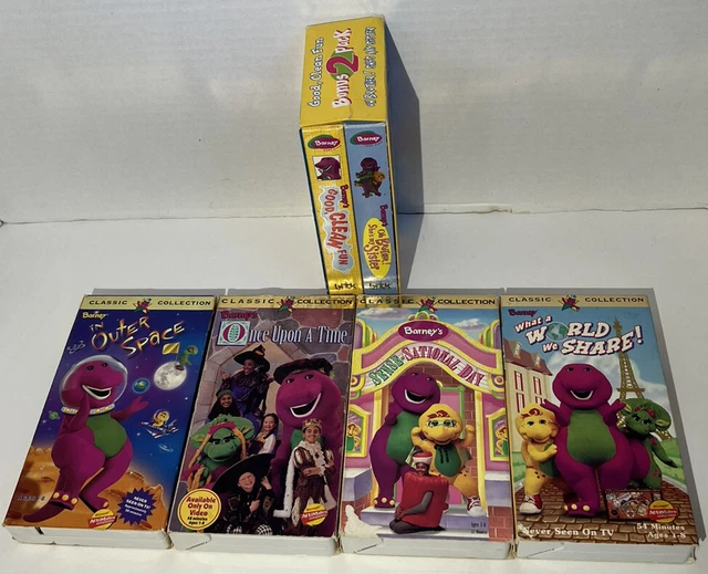 BARNEY CLASSIC COLLECTION 6 VHS video tape lot £16.26 - PicClick UK