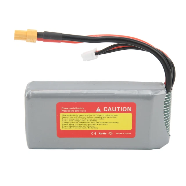 RC 4000MAH LIPO Battery 8C Safe Female XT30 Plug High Conversion Rate 7 ...