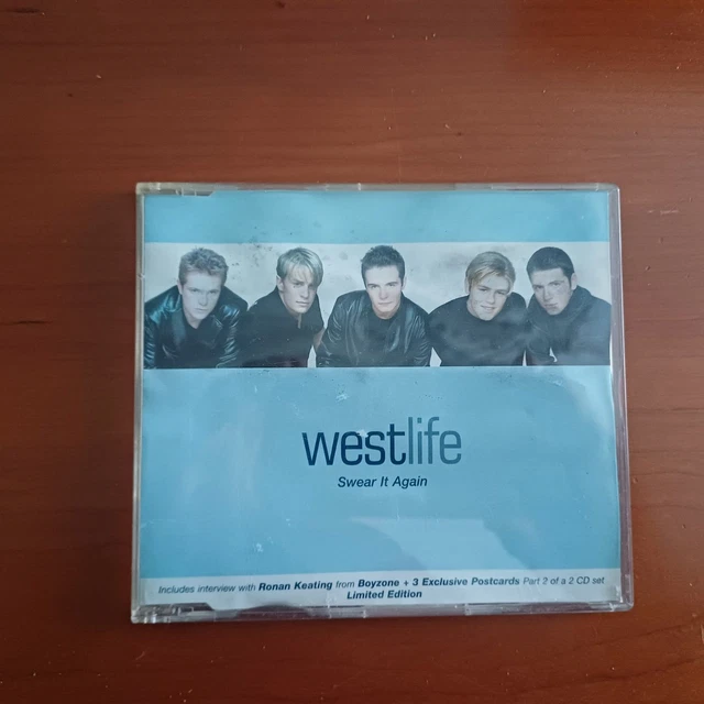 WESTLIFE - SWEAR It Again - 3 Trk UK CD2 1999 Interview with Ronan ...