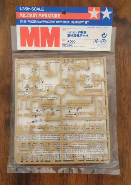 TAMIYA 35185 1/35 Panzerkampfwagen IV On-Vehicle Equipment Set £8.50 ...