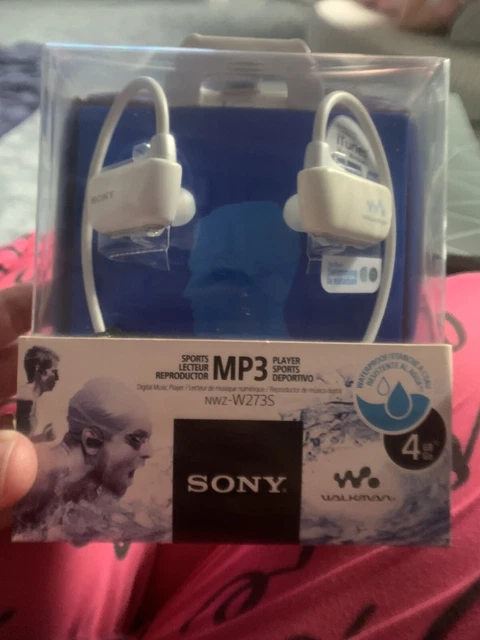 SONY NWZ-W273S 4GB Waterproof Walkman Sports Swimming MP3 Player (white ...