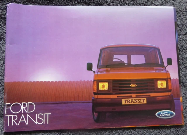1984 FORD TRANSIT Van Model Range Brochure - Ref# Fb661 A887 £1.99 ...