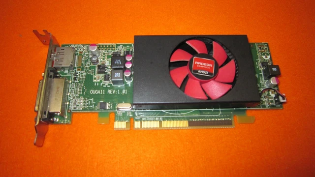 ATI RADEON AMD Radeon R5 240 1GB Dual Display Low Profile Graphics ...