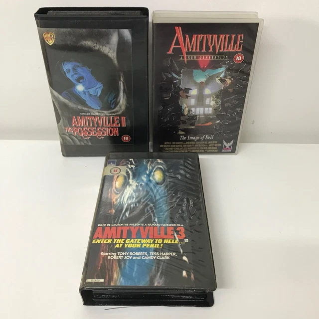 AMITYVILLE MOVIES 2 3 A New Generation Big Box Ex Rental VHS Film ...