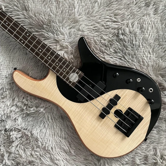 4 STRINGS YIN YANG Electric Bass Guitar Rosewood Fretboard Black ...