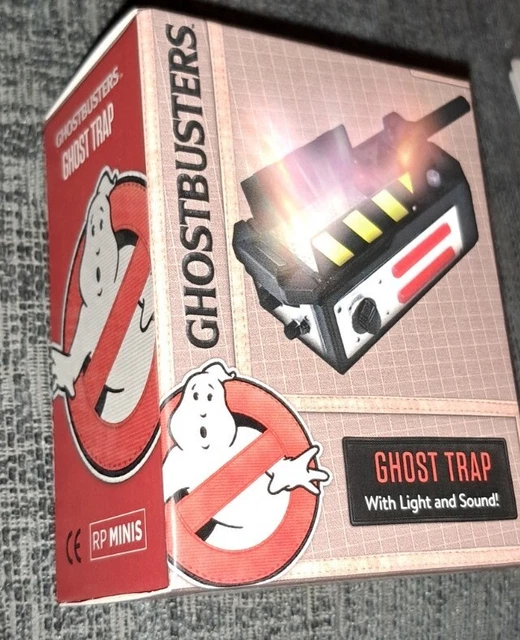 OFFICIAL GHOSTBUSTERS SET- 10" Slimer Teddy, 2 Badges, 1 Ghost Trap, 1 ...