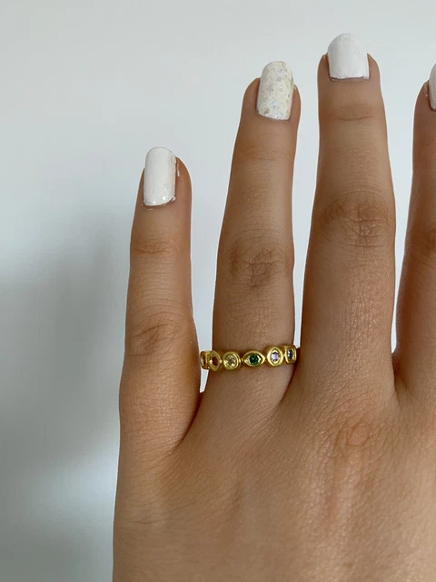 GOLD PLATED MARVEL The Avengers Infinity Stones Ring Size 60 / S / 9 ...